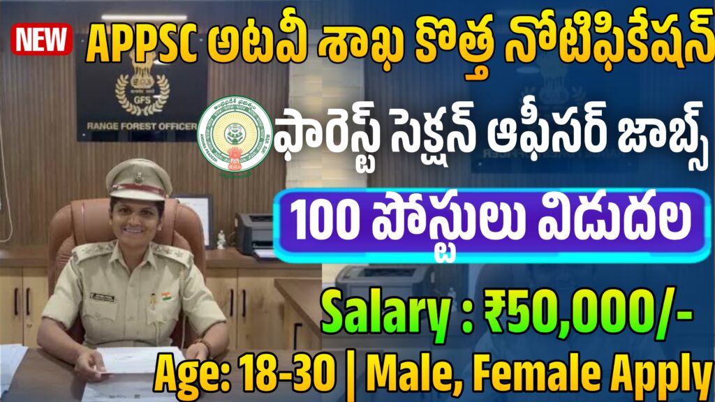 Appsc FSO 100 Jobs Notification 2025 - Ramcareers
